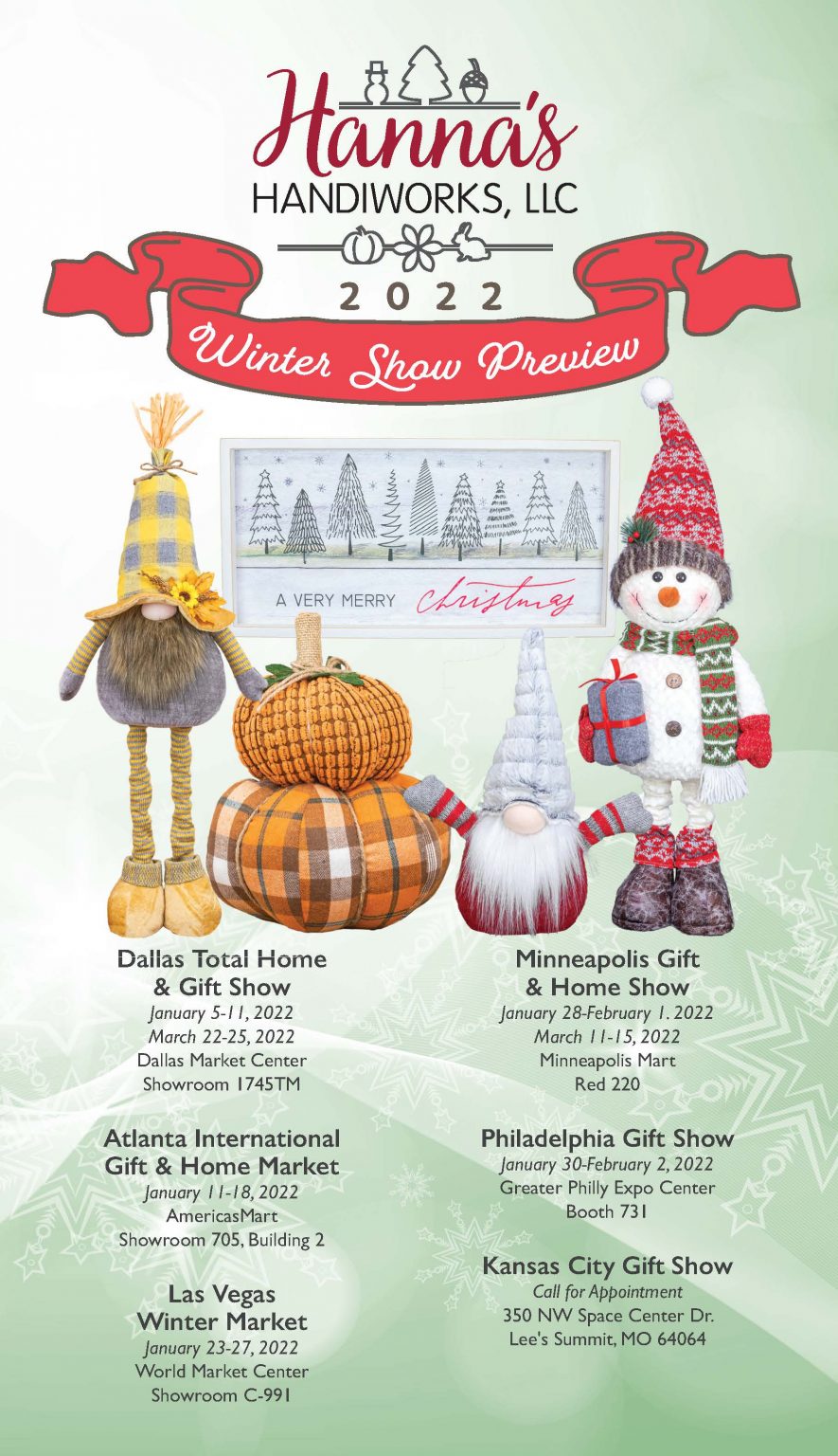 New Addition! 2022 Winter Show Preview Catalog - Hanna's Handiworks Blog