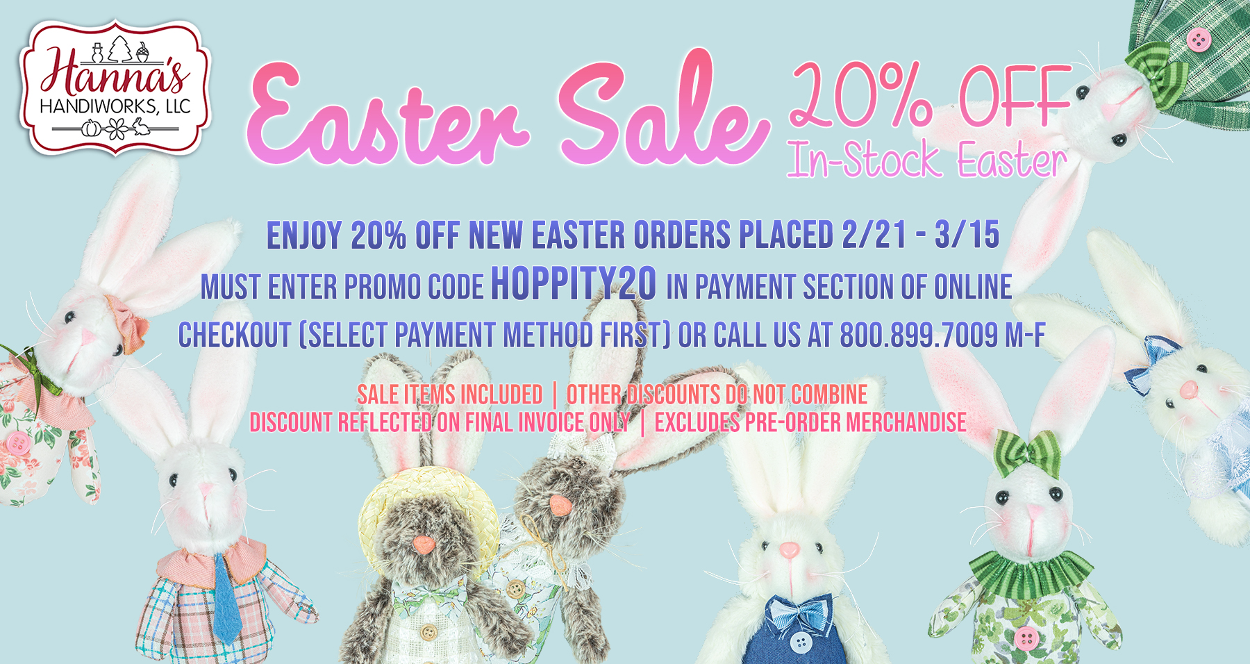 Easter Sale Announced - Hanna's Handiworks Blog