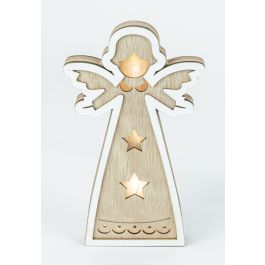 Wooden Angel Light Up Tabletop | Hanna's Handiworks