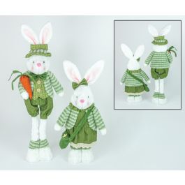 Garden Green Bunny Stretch Leg 2 Asst | Hanna's Handiworks