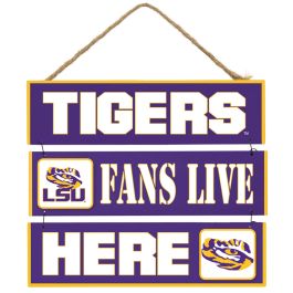 LSU Hanging Fan Sign | Hanna's Handiworks