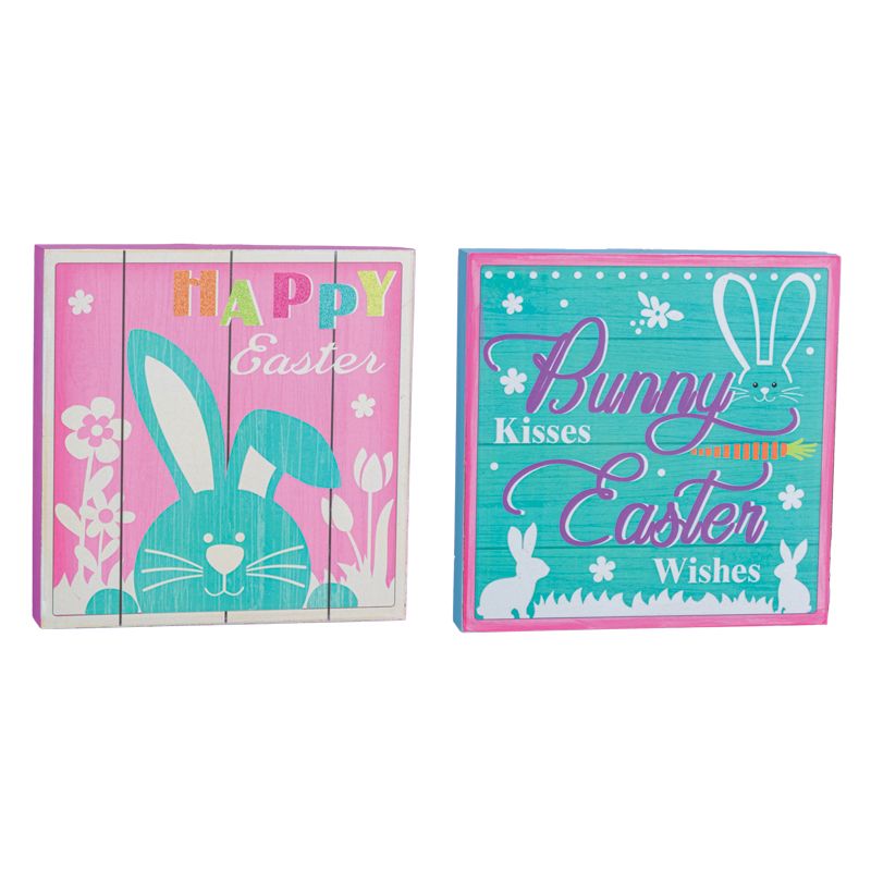 Easter Wishes Bunny Block 2 Asst. | Hanna's Handiworks