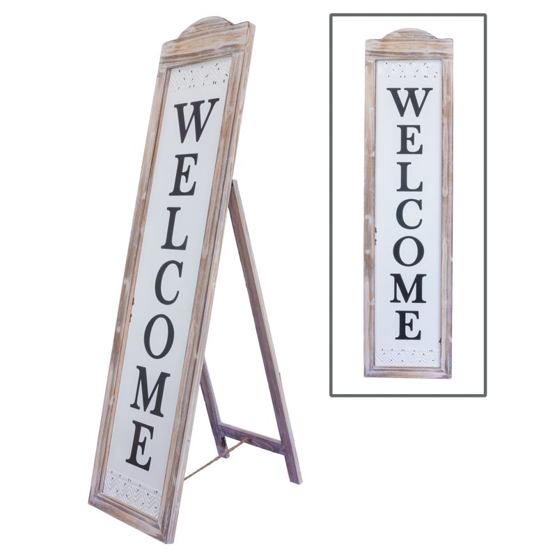Wood-Frame Welcome Easel | Hanna's Handiworks