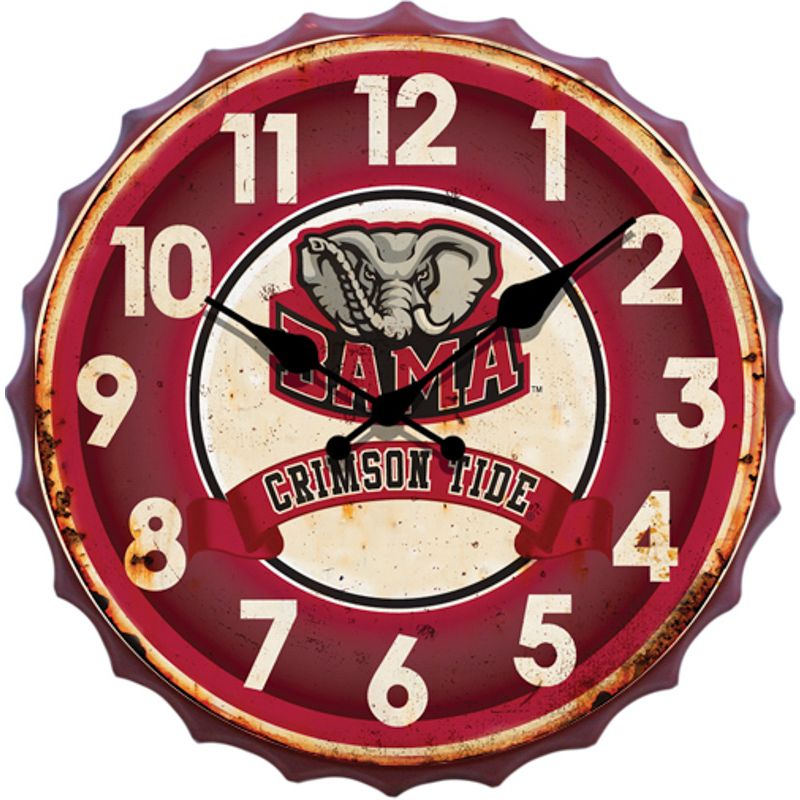 Alabama Bottle Cap Clock | Hanna's Handiworks