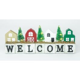 Farmhouse Welcome Light Up Tabletop | Hanna's Handiworks