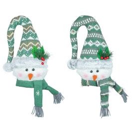 Winter Frost Snowman Door Hanger 2 Asst | Hanna's Handiworks