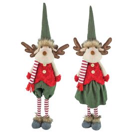 Wintry Moose Stander 2 Asst | Hanna's Handiworks