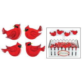 Welcome Cardinal Magnet with Display 4 Asst | Hanna's Handiworks