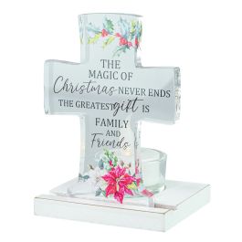 Holly Cross Tabletop Backlight | Hanna's Handiworks