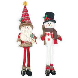 Backcountry Santa Snowman Dangle Leg 2 Asst | Hanna's Handiworks
