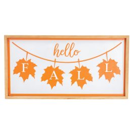 Hello Fall Leaves Sign | Hanna's Handiworks