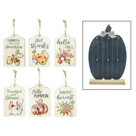 Harvest Tag Hanger Display 6 Asst | Hanna's Handiworks