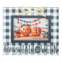 Black and White Halloween Easel Frame | Hanna's Handiworks