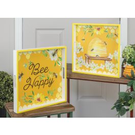Honeycomb Bee Tray 2 Piece Set | Hanna's Handiworks