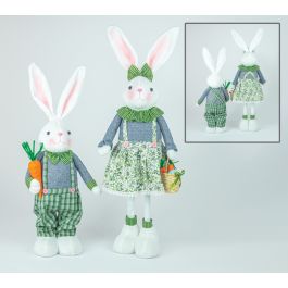 Gentle Green Bunny Stretch Leg 2 Asst | Hanna's Handiworks