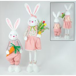 Pageantry Pink Bunny Stretch Leg 2 Asst | Hanna's Handiworks