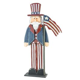Uncle Sam Stander with Flag | Hanna's Handiworks