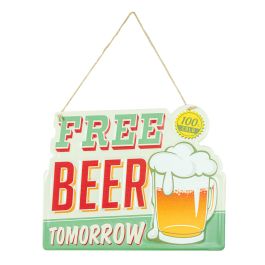 Free Beer Tomorrow Sign | Hanna's Handiworks