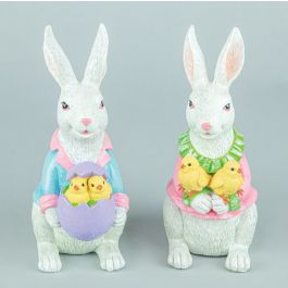 Bunny Rabbit with Chicks Tabletop 2 Asst | Hanna's Handiworks