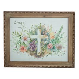 Happy Easter Cross Wall Plaque | Hanna's Handiworks