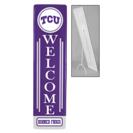 TCU Porch Welcome Sign with Easel | Hanna's Handiworks